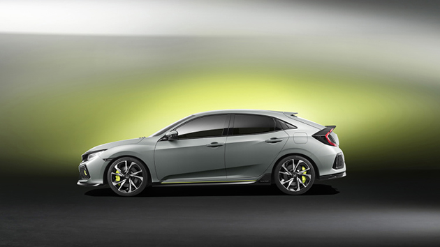2016日内瓦车展：Honda Civic X Hatchback概念车现身！ - automachi.com