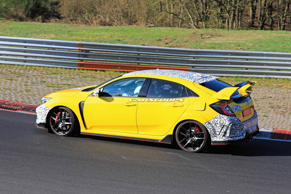 Honda Civic Type R 伪装再度现身纽柏林赛道！ - automachi.com