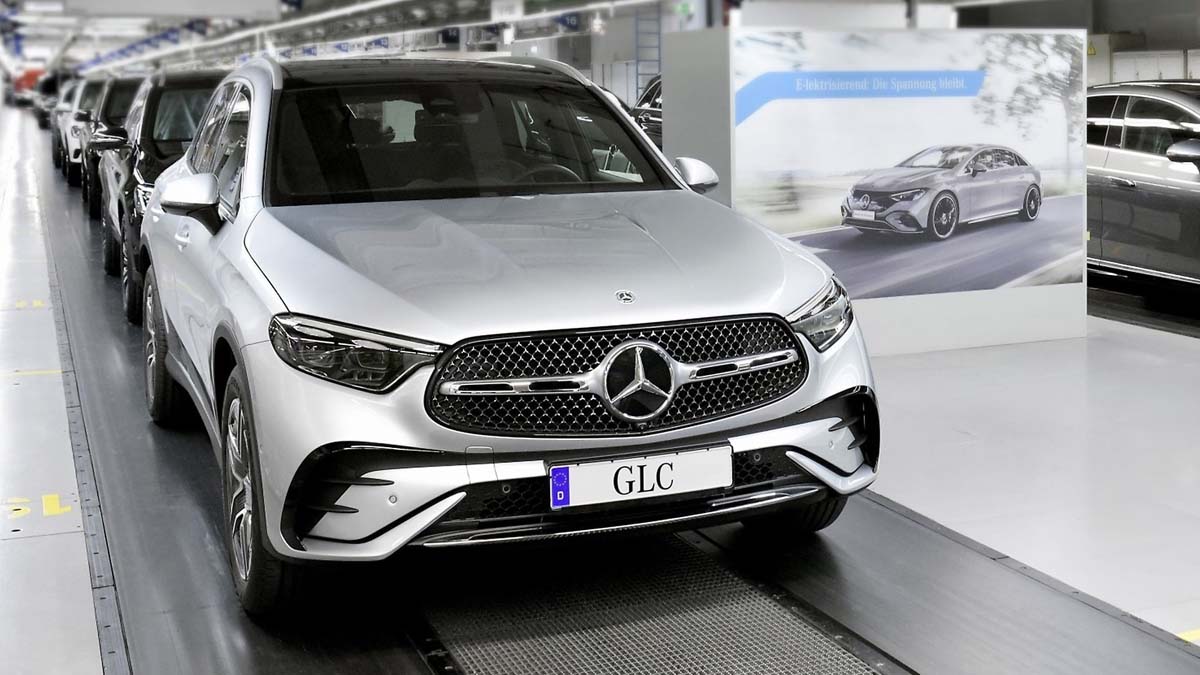 2023 Mercedes-Benz GLC 正式下线：搭载2.0L涡轮引擎+48V系统、我国2023年上市？ - automachi.com