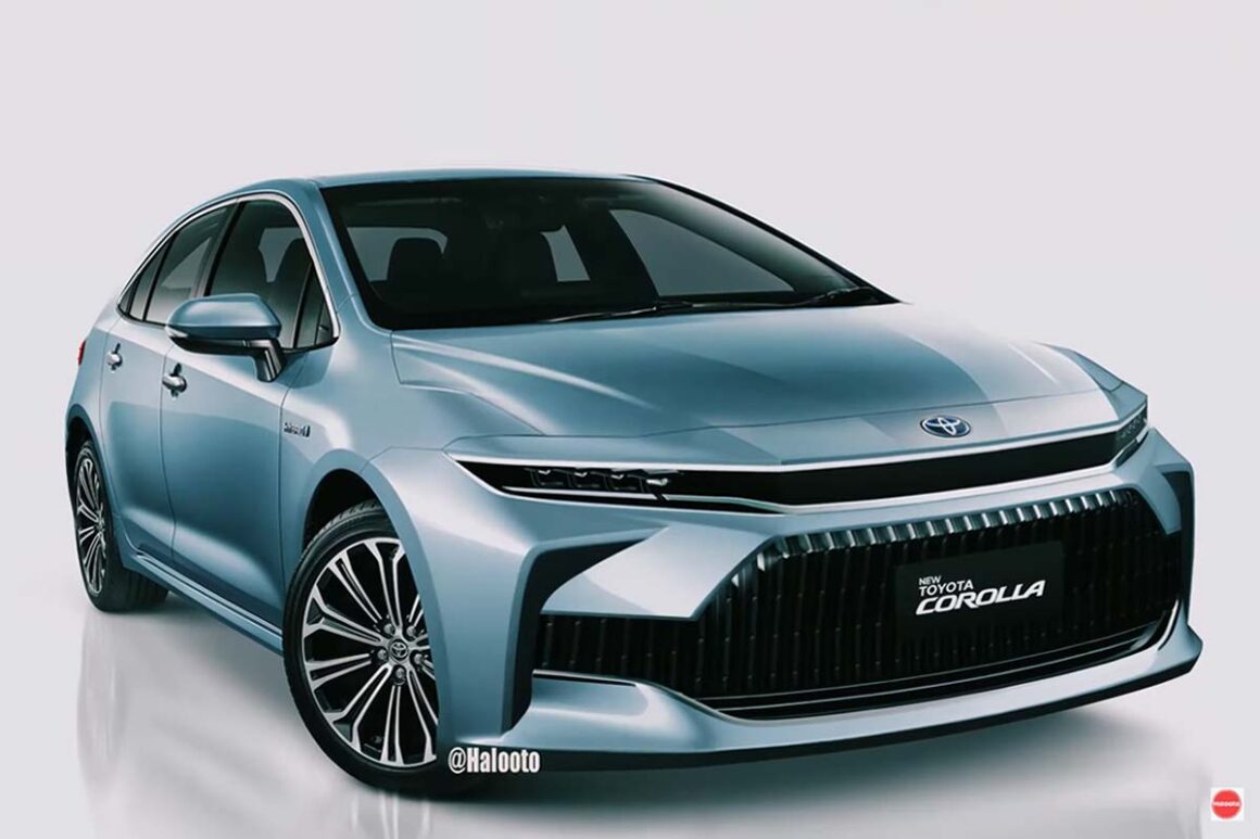Toyota Corolla 大改款长这样？将和 Crown 一样使用全新的家族式设计！ - automachi.com