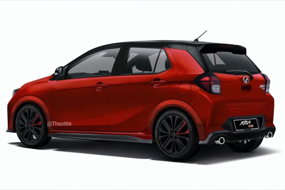 Perodua Axia RS 渲染图登场：这样改的国产“小钢炮”你觉得好看吗？ - automachi.com