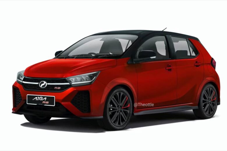 Perodua Axia RS 渲染图登场：这样改的国产“小钢炮”你觉得好看吗？ - automachi.com