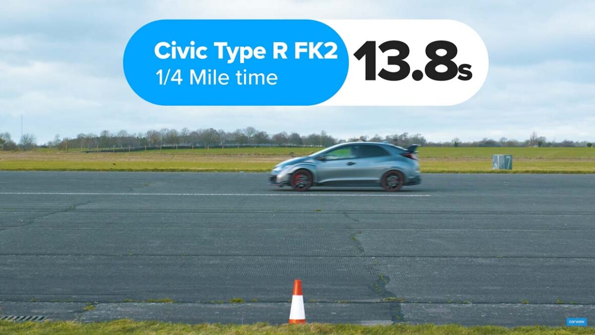 历代 Honda Civic Type R 直线加速赛，史上最强 Civic FL5 竟然输给它！ - automachi.com