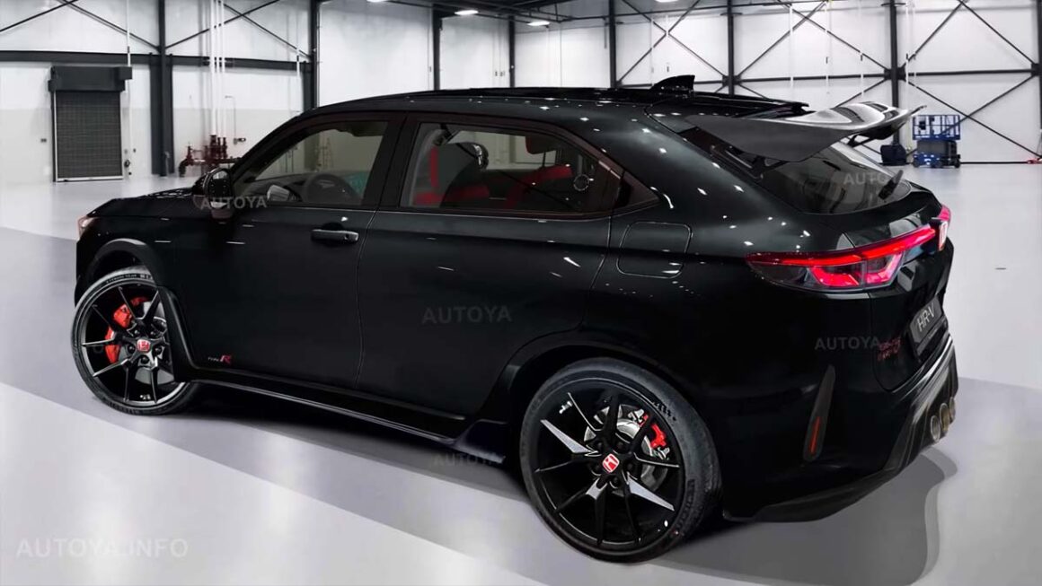 Honda HR-V Type R 渲染图：可以秒天秒地秒空气，有 315 Hp 的性能 SUV。 - automachi.com