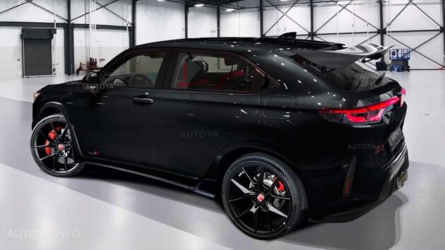 Honda HR-V Type R 渲染图：可以秒天秒地秒空气，有 315 Hp 的性能 SUV。 - automachi.com