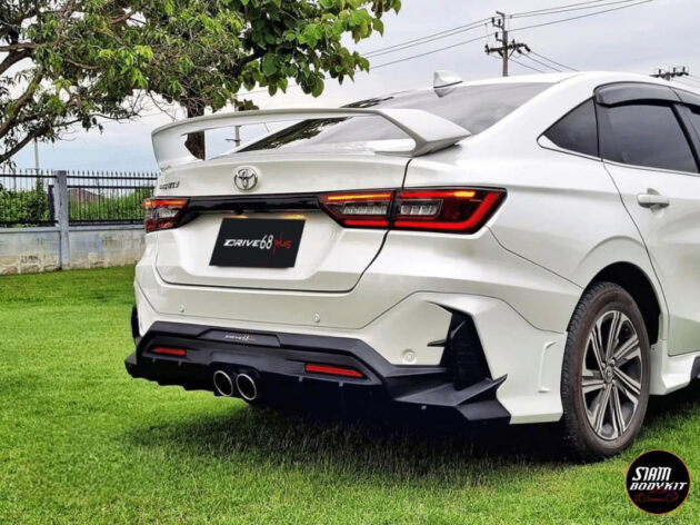 改帅不改快！Toyota Vios Drive68 Plus 空力套件上身，直接化身帅气轿跑。 - automachi.com