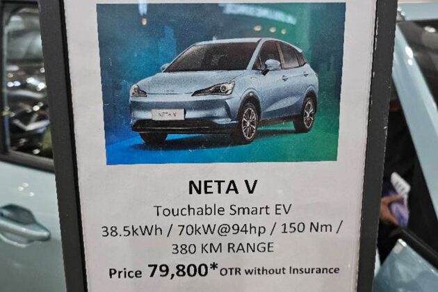 网传 Neta V 降价 RM 20,000，开价 RM 79,800 起，成大马最便宜电动车。官方：消息不准确，请静待后续公布。 - automachi.com