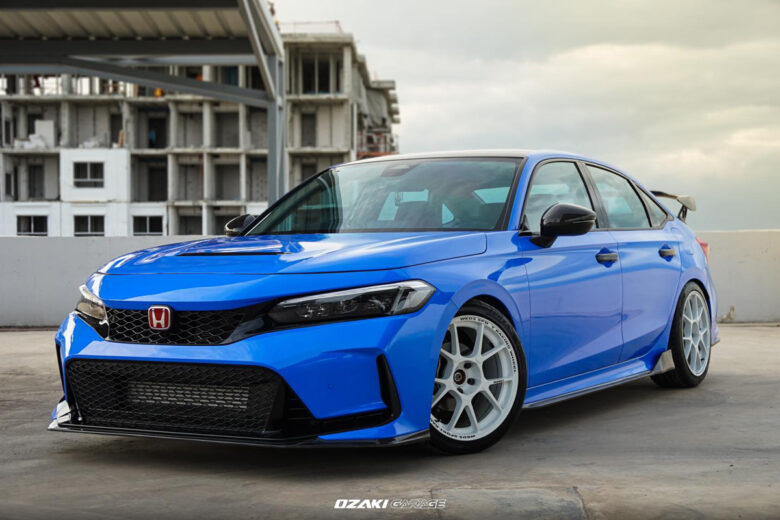 满足你的红头本田梦！Honda Civic FE 改装 Type R FL5 空力套件。 - automachi.com