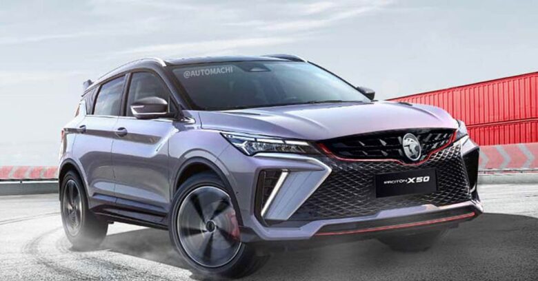 Proton X50 小改款或年末前登场：预计将升级新的主机，加入 48V 轻混系统，最大马力 187 Hp。 - automachi.com