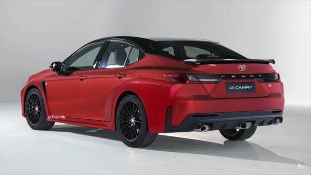 Toyota GR Camry 渲染图：有望搭载 2.4L Turbo + Hybrid 引擎，最大马力 340 Hp。 - automachi.com