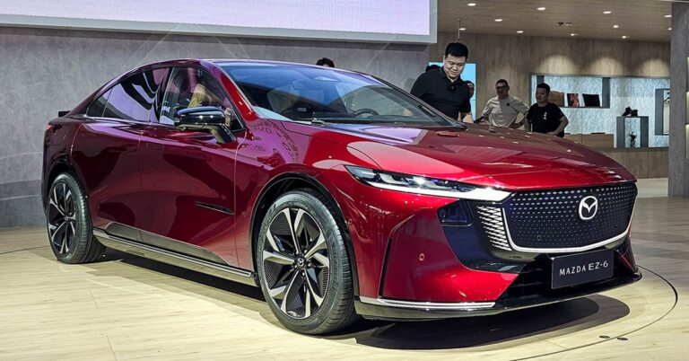 2024北京车展：Mazda EZ-6 现身、纯电/增程可选择，未来或进军海外市场！ - automachi.com