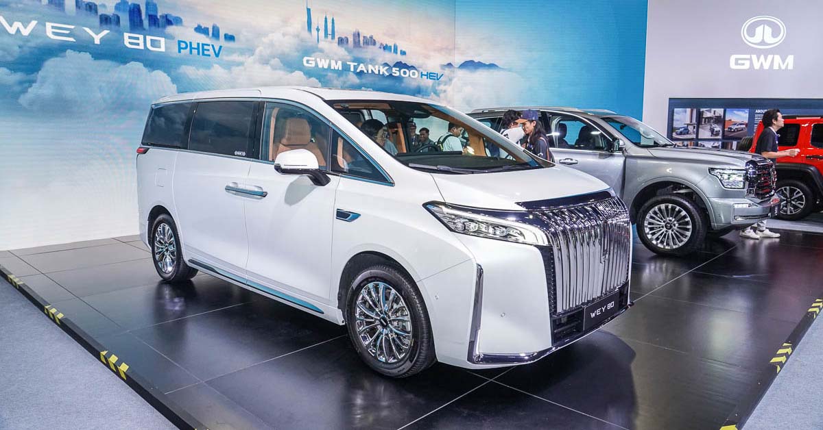 2024 KLIMS：WEY 80 PHEV （魏牌高山）正式现身我国，插混豪华MPV 将对标 Alphard/Vellfire？ - automachi.com